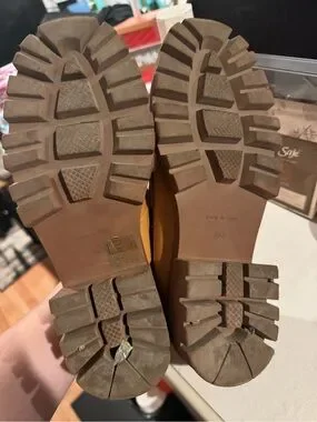 Free People | Shoes | Free People Mustard Tan Leather Penny Loafers ...